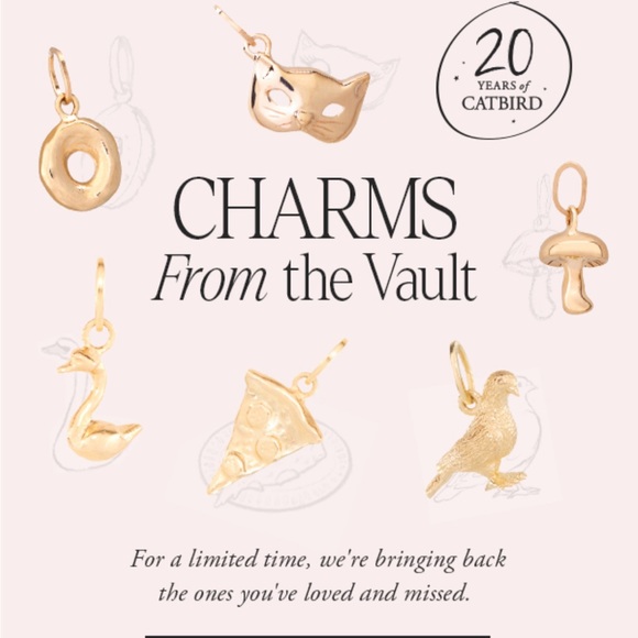 Catbird | Jewelry | Psa Catbird Charms From The Vault On Preorder On ...